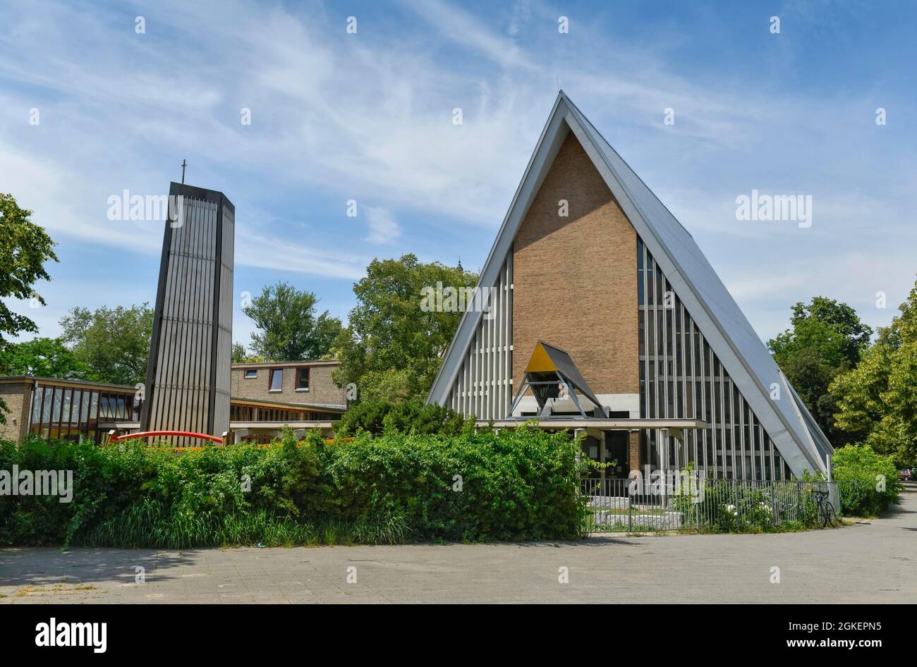 Church, Alt-Lietzow, Charlottenburg, Berlin, Germany Stock Photo - Alamy