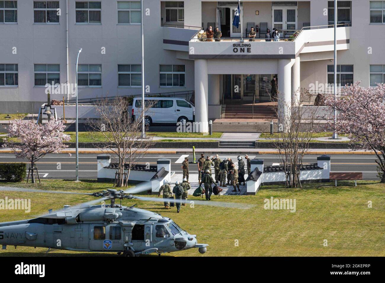 An MH-60S Sea Hawk with the Helicopter Seas Combat Squadron TWELVE (HSC ...