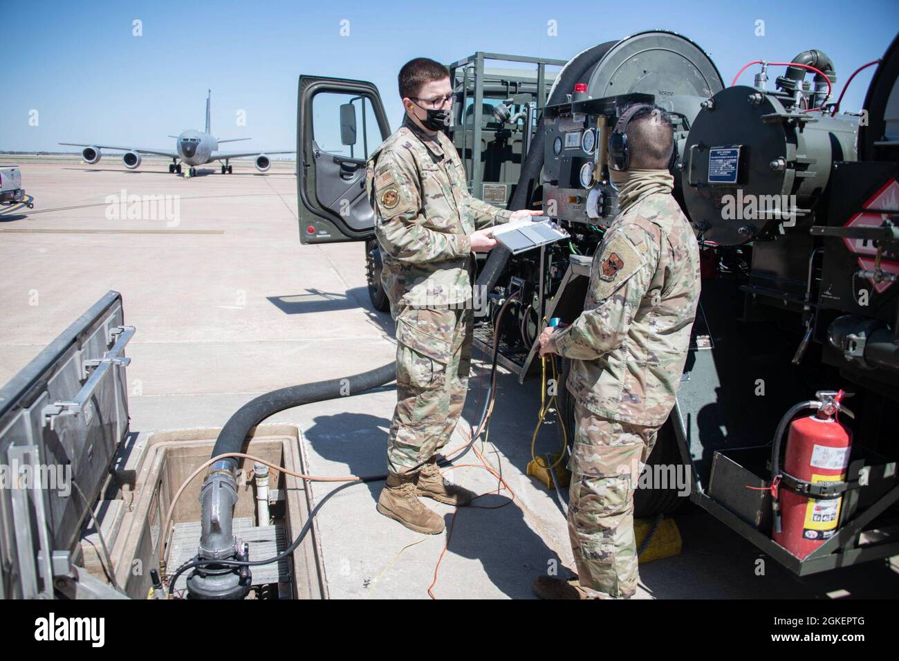 U.S. Air Force Senior Airman Michael Snell, 97th Logistics Readiness ...