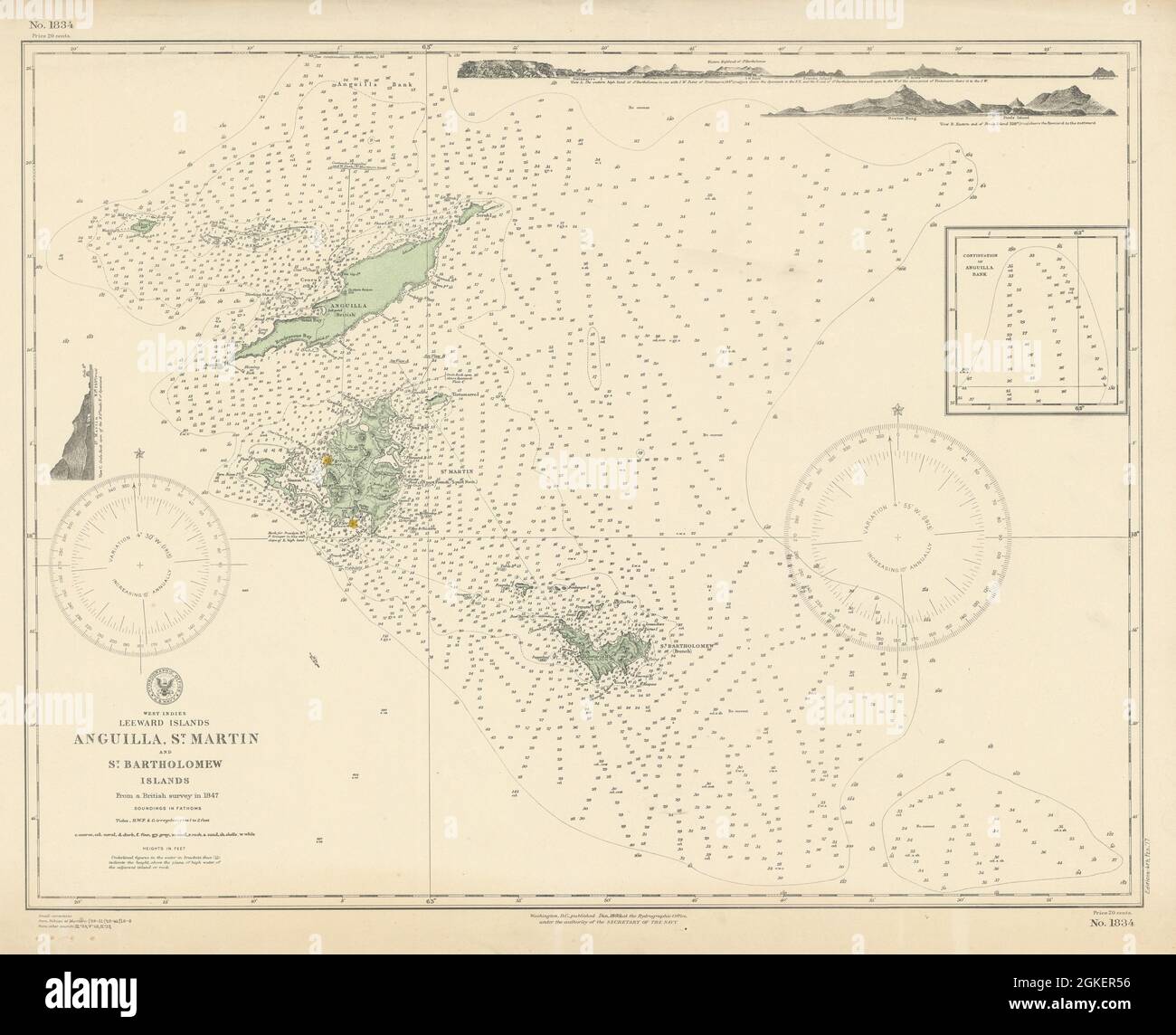 Caribbean map st maarten hi-res stock photography and images - Alamy