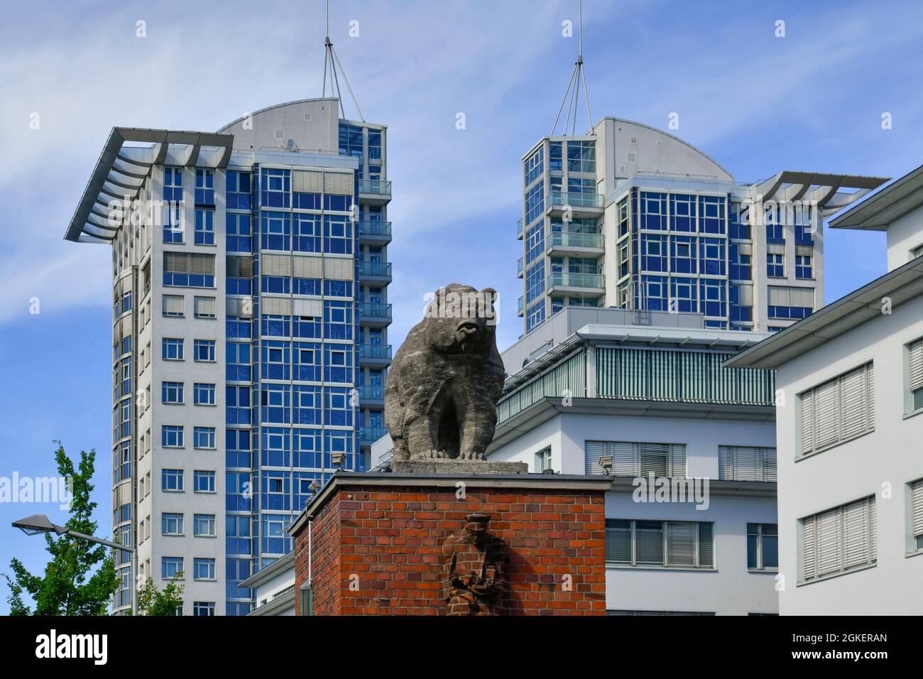 Twin Towers, Fanny-Zobel-Strasse, Treptow-Koepenick, Berlin, Germany ...