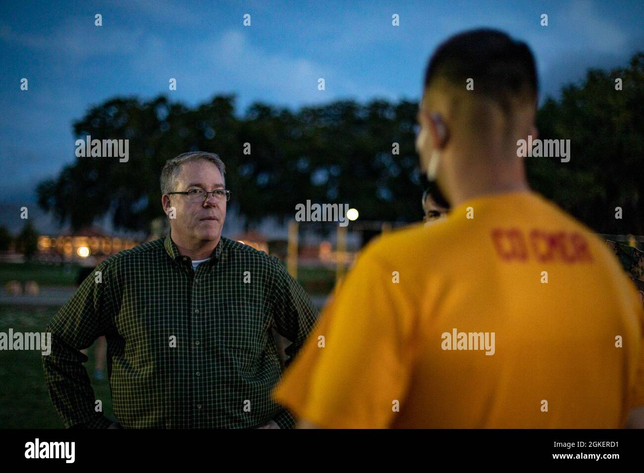 The Honorable Thomas W. Harker, Acting Secretary of the Navy, observes ...