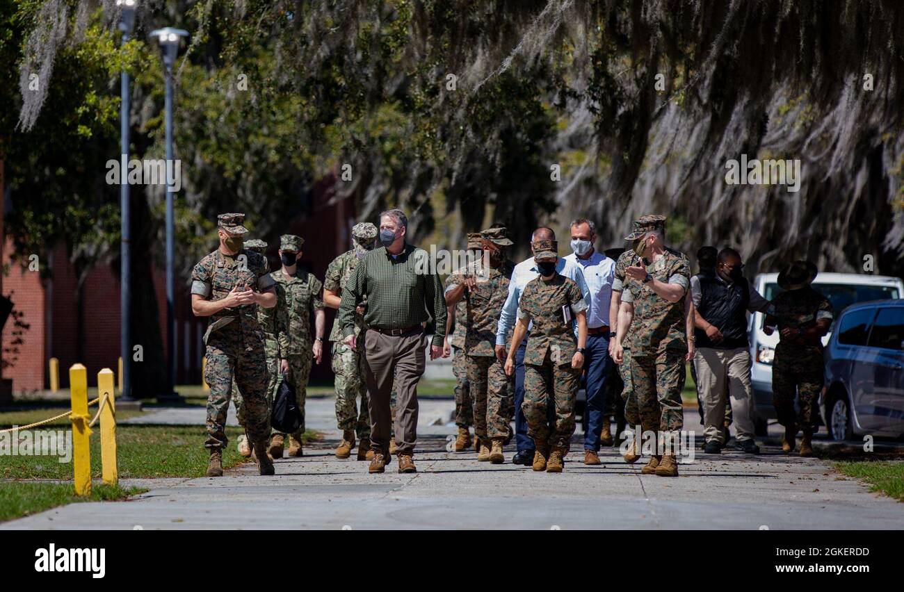 The Honorable Thomas W. Harker, Acting Secretary of the Navy, tours ...