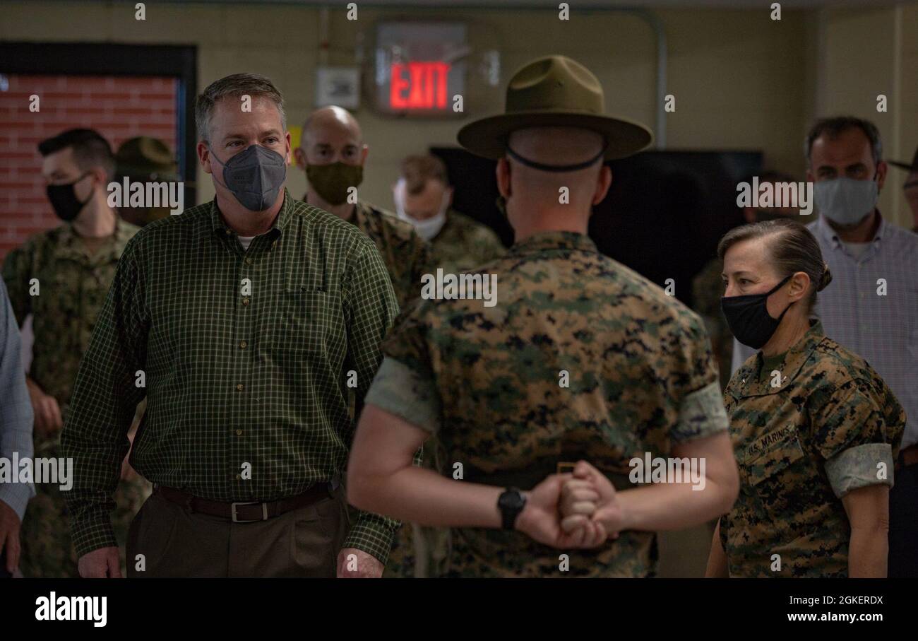 The Honorable Thomas W. Harker, Acting Secretary of the Navy, tours ...