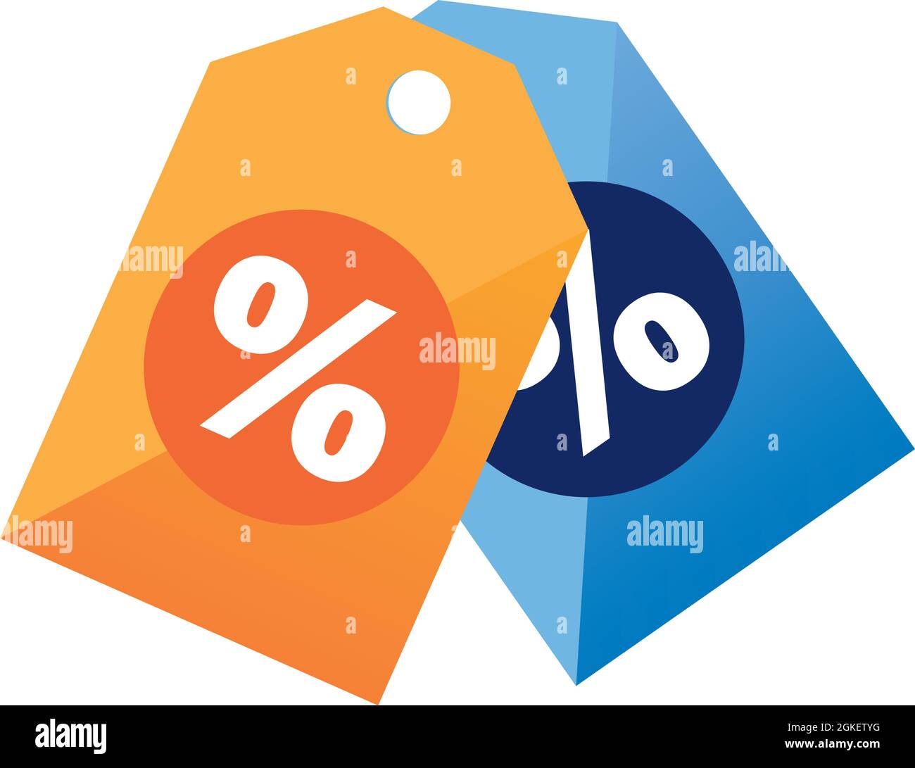shopping labels on white background Stock Vector Image & Art - Alamy