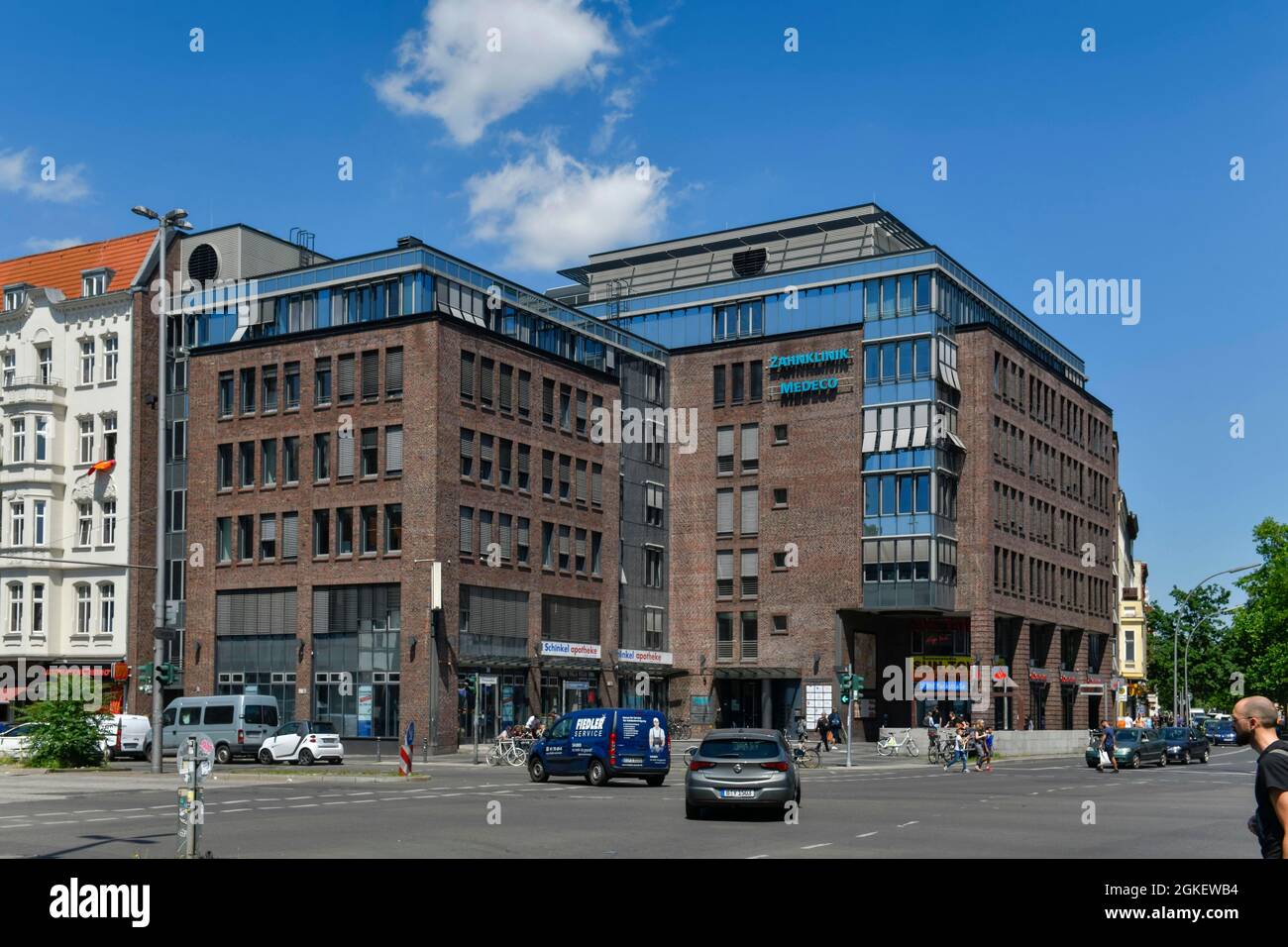 Commercial building, Medeco dental clinic, Prinzenallee, Badstrasse ...