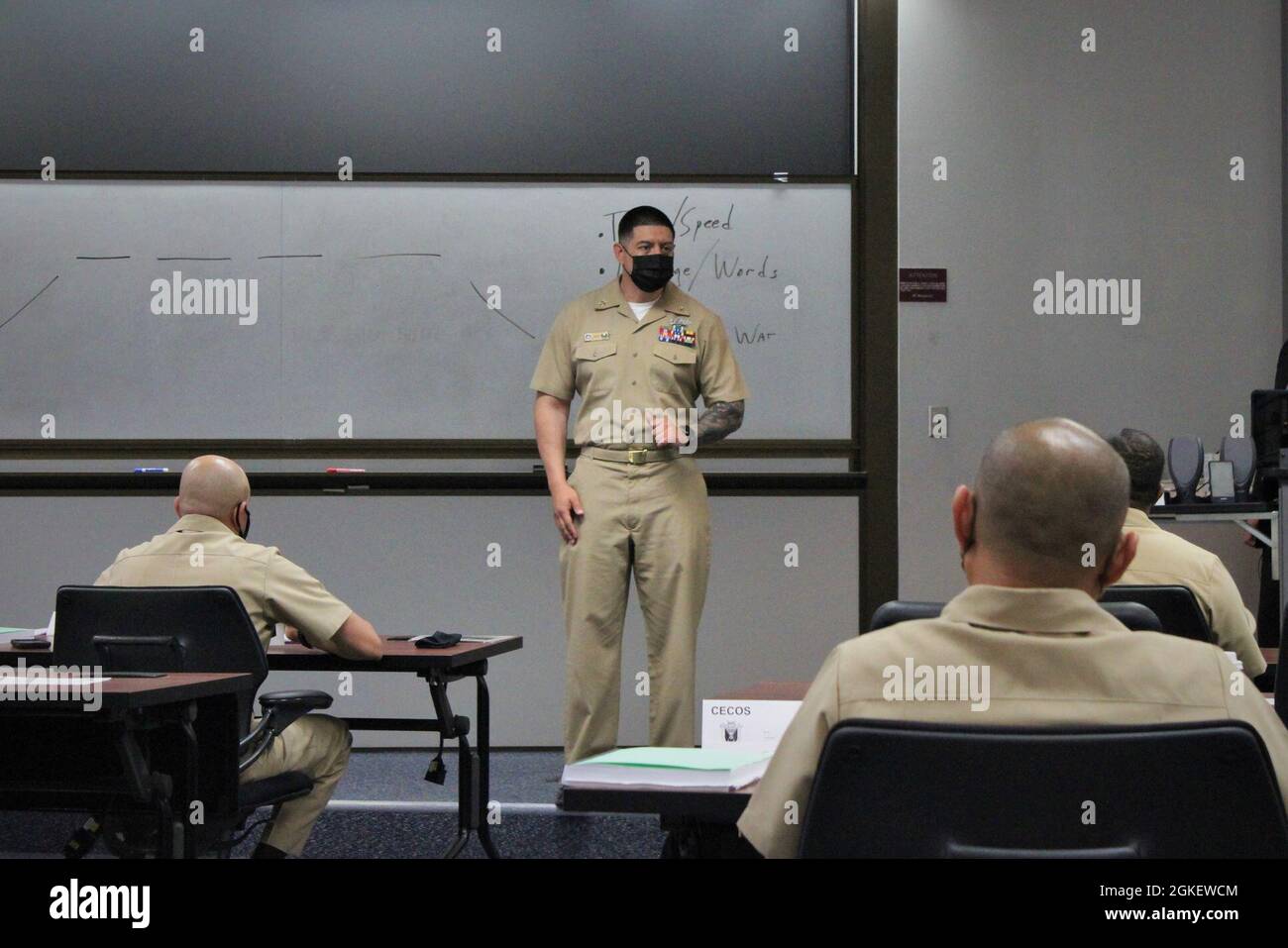PORT HUENEME, Calif. - Seabee Master Chief Angel Cano, Civil Engineer ...