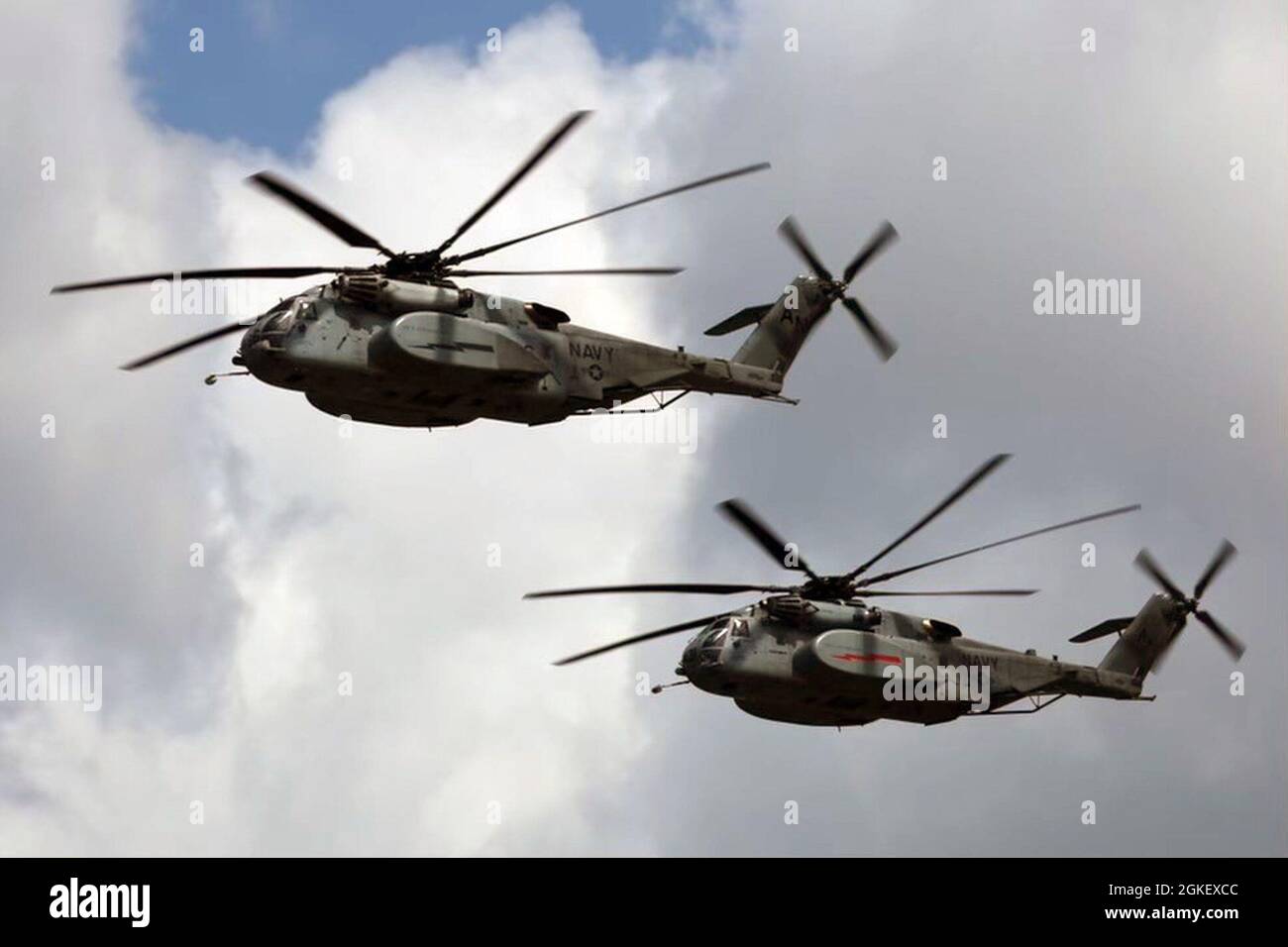 Fly-by of MH-53 aircraft on April 1, honoring 50 years of service at ...