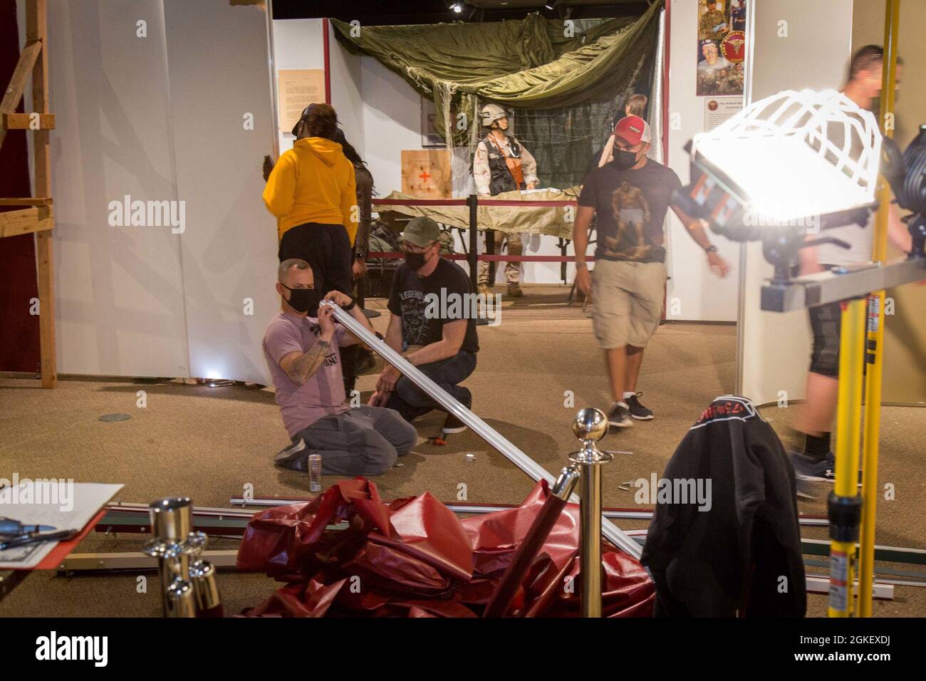 Soldiers from the 232nd Medical Battalion assisting with the renovation ...
