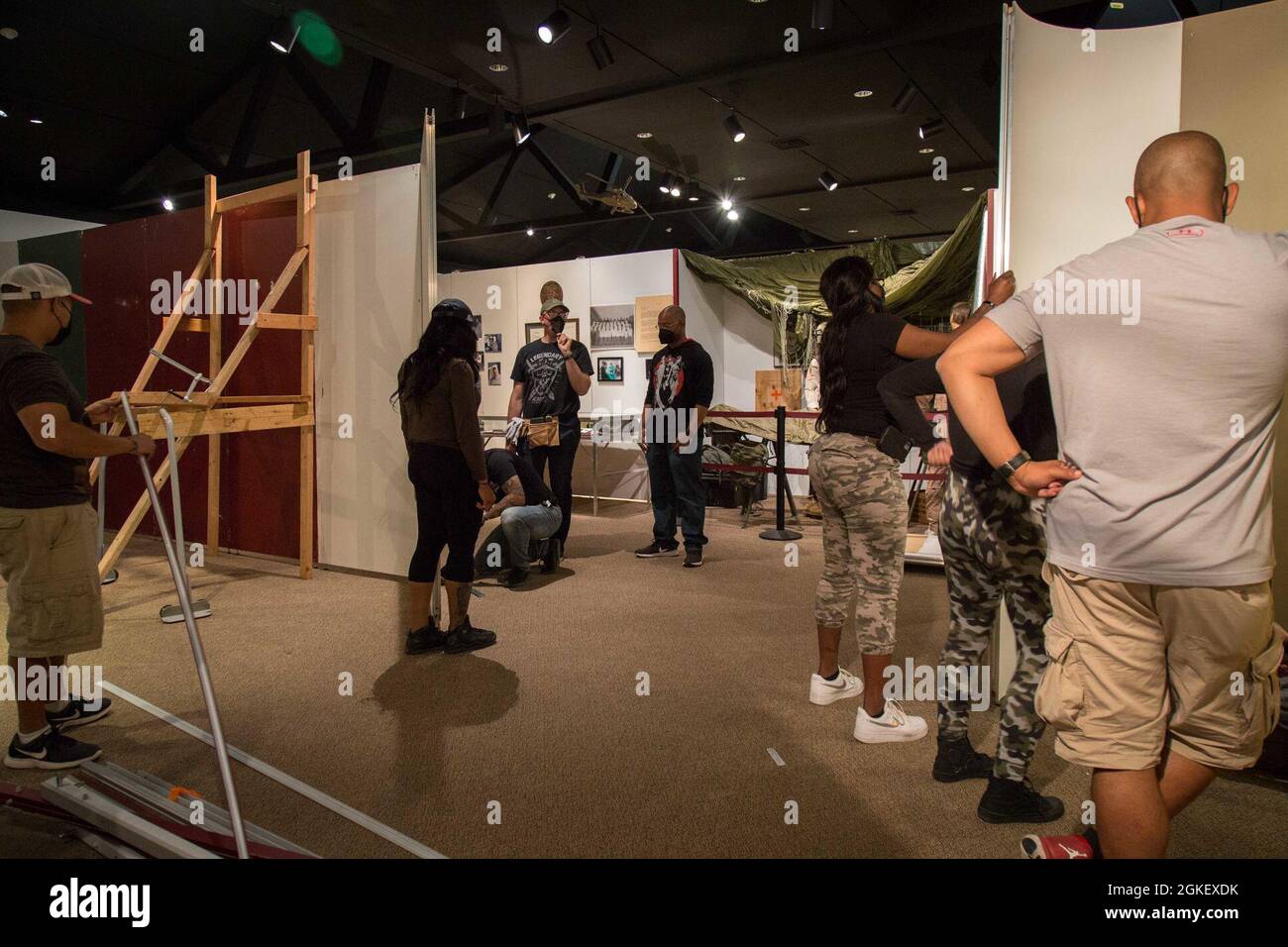 Soldiers from the 232nd Medical Battalion assisting with the renovation ...