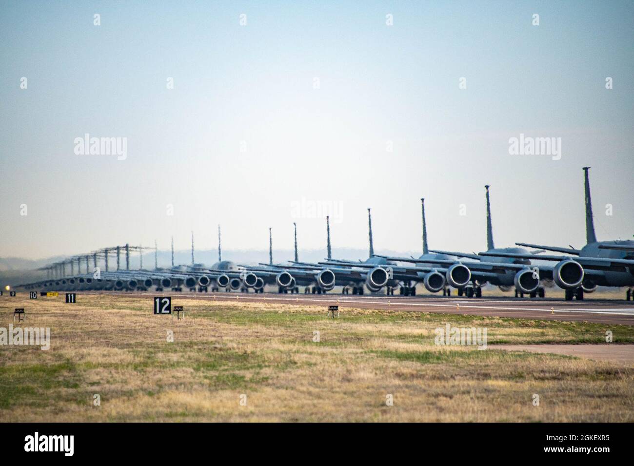 U.S. Air Force KC-135 Stratotankers, KC-46 Pegasus and C-17 Gloemaster ...