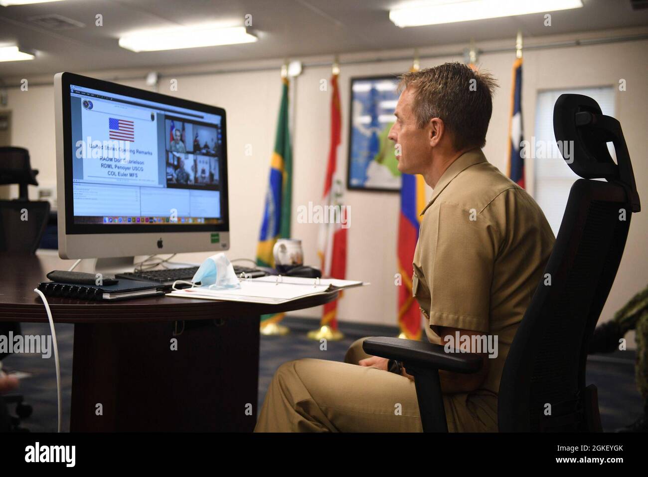 Commander of u s naval forces southern command u s 4th fleet hi-res ...