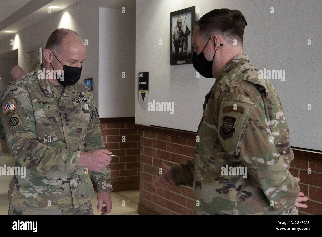 U.S. Army Gen. Stephen R. Lyons, commander of U.S. Transportation ...