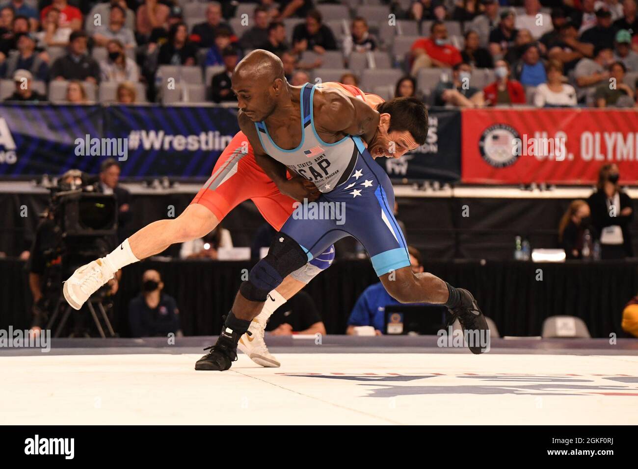 Sgt. Ildar Hafizov (in red) earned his spot on the U.S. Olympic ...