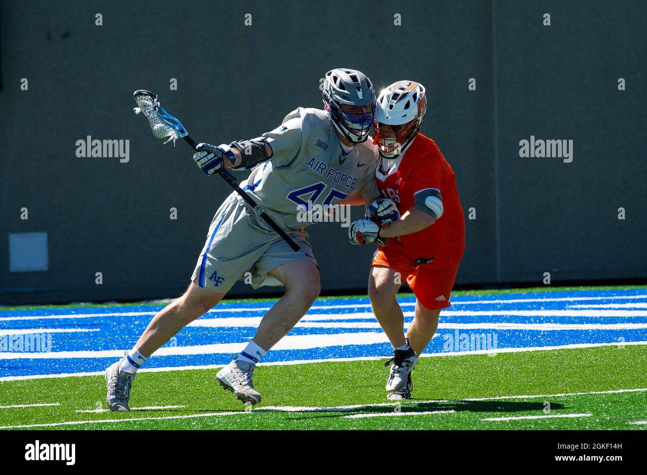 U.S. AIR FORCE ACADEMY, Colo. -- Air Force’s Brandon Dodd muscles his ...