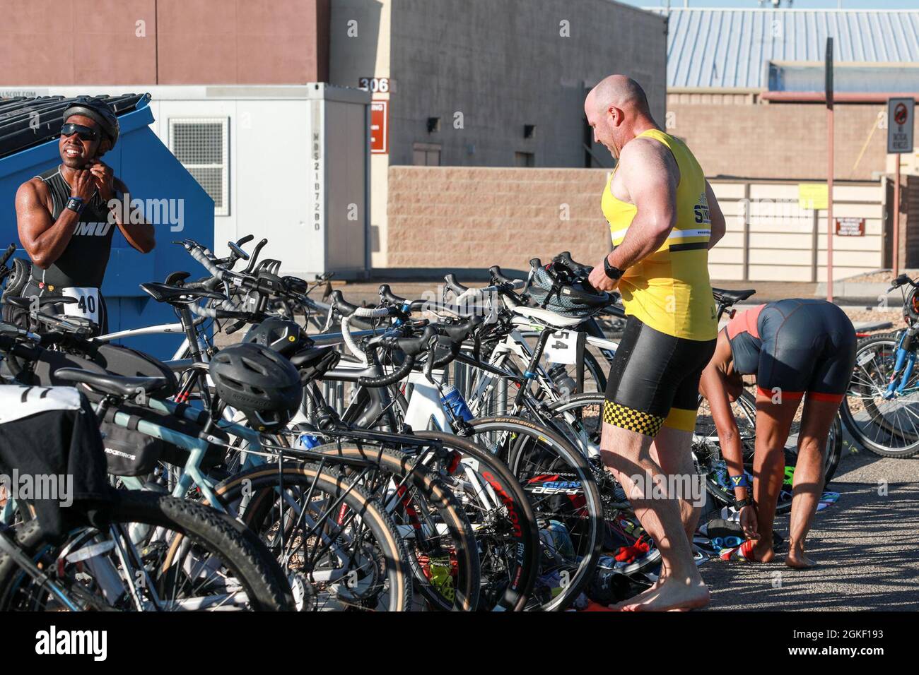 Service members, their families, and civilians participate in the ...