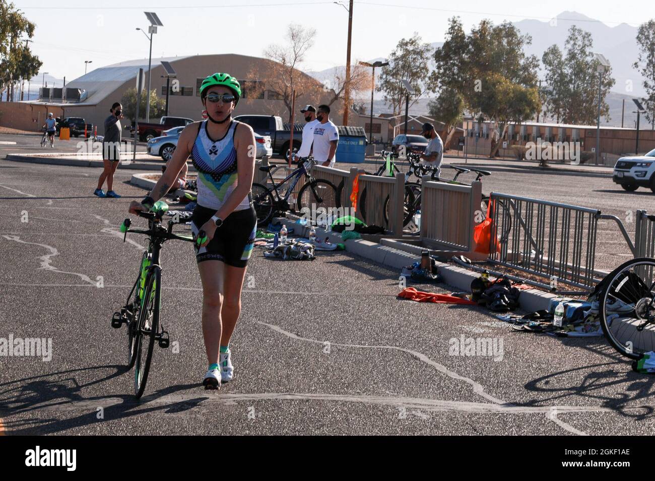 Service members, their families, and civilians participate in the ...