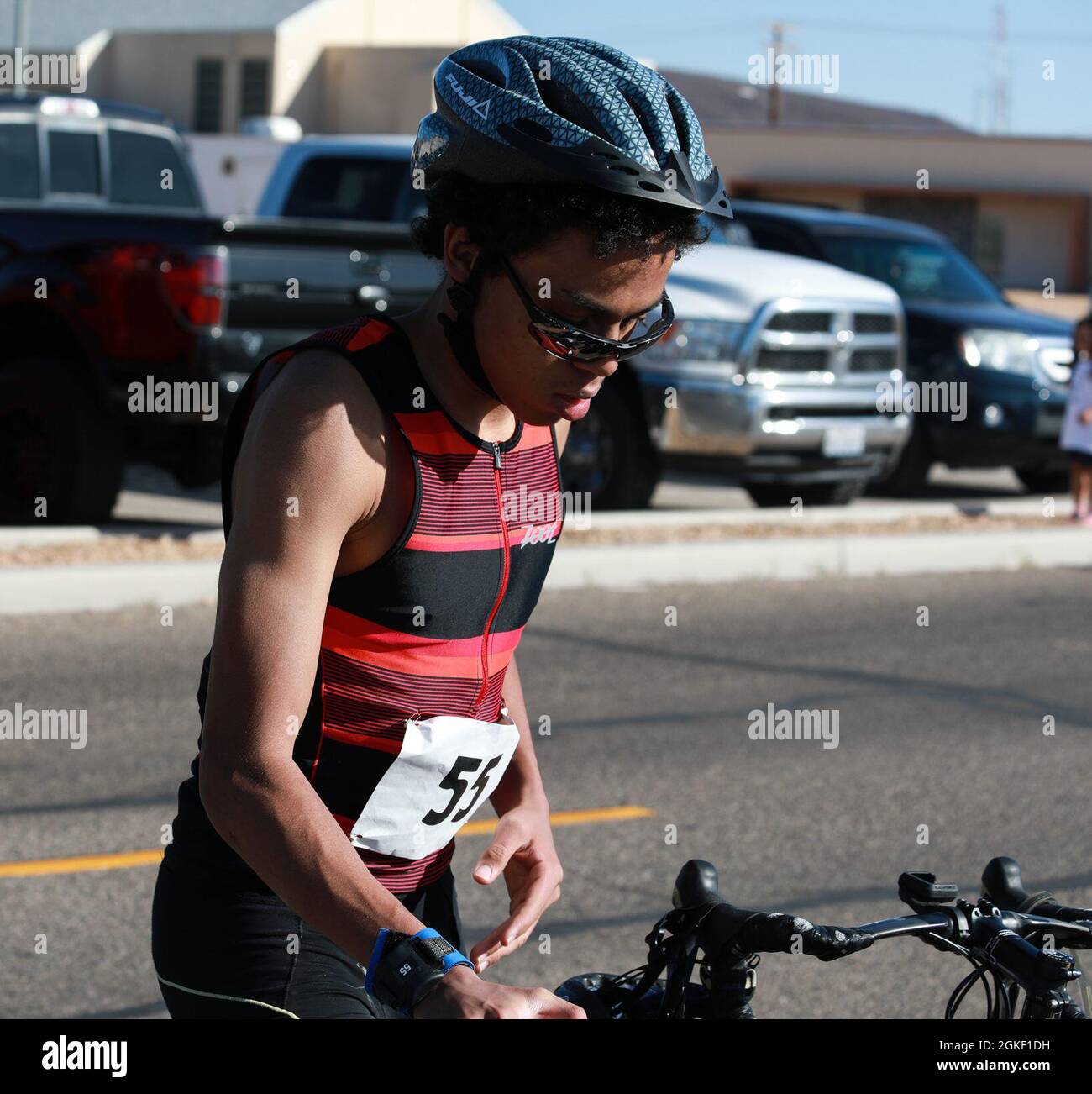 Service members, their families, and civilians participate in the ...
