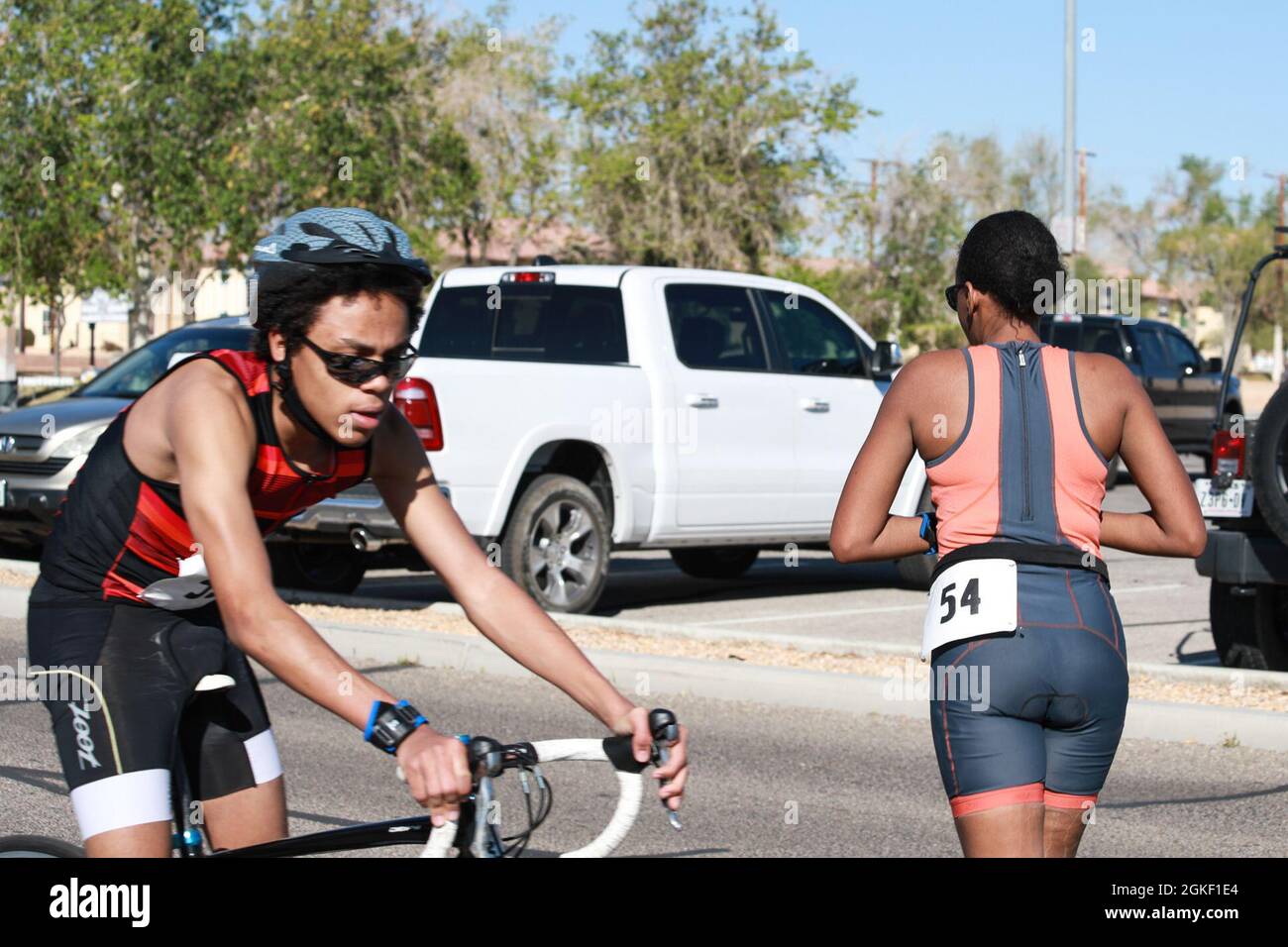 Service members, their families, and civilians participate in the ...