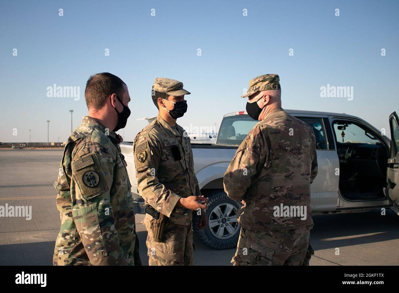 Maj. Gen. John P. Sullivan, commanding general of the 1st Theater ...