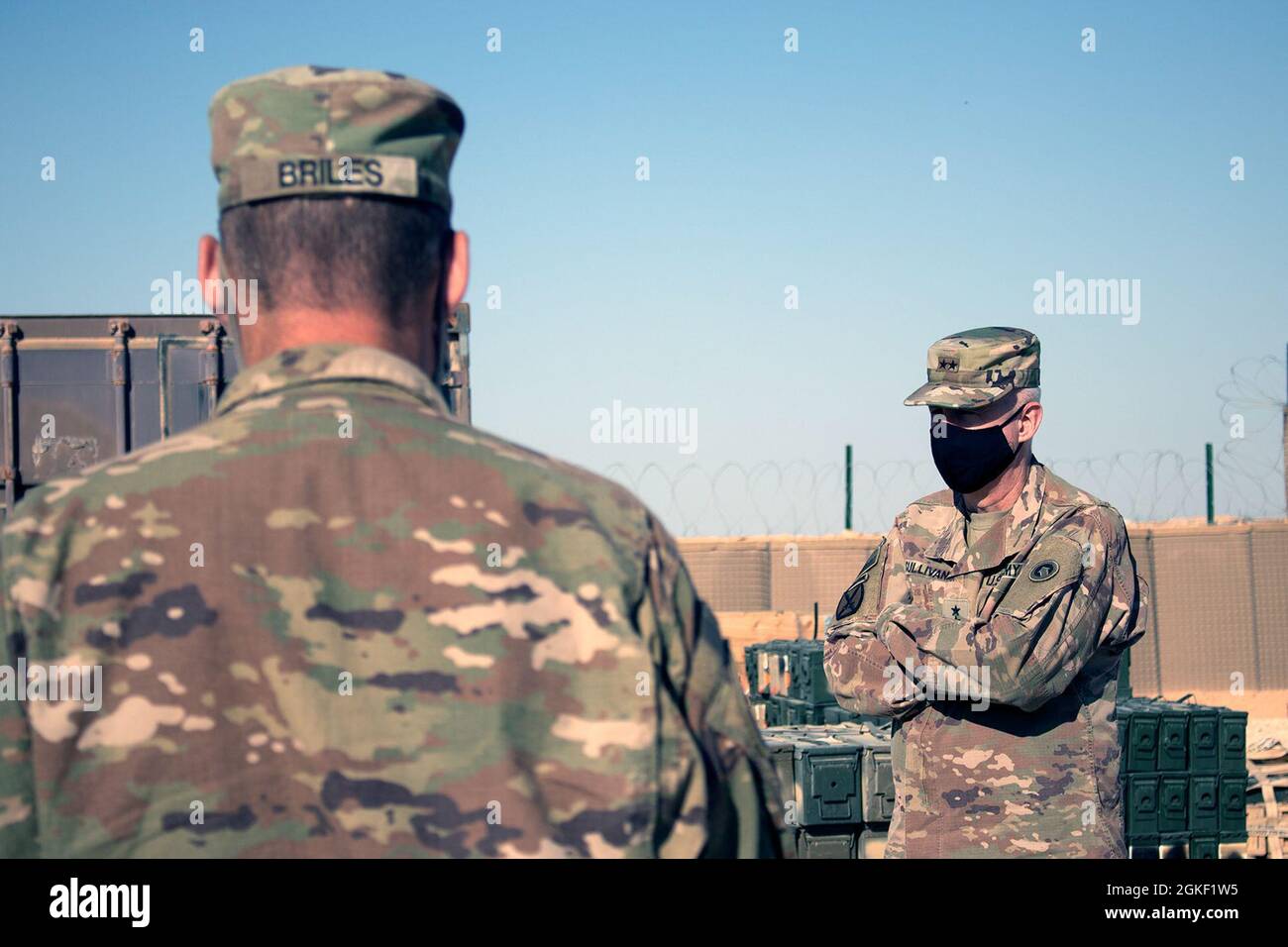 Maj. Gen. John P. Sullivan, commanding general of the 1st Theater ...