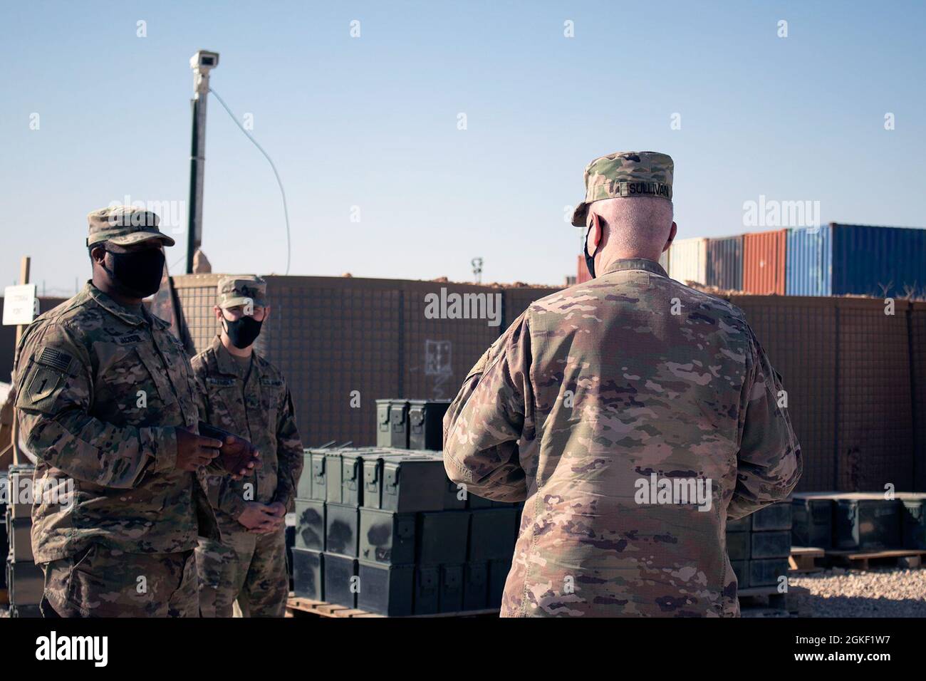 Maj. Gen. John P. Sullivan, commanding general of the 1st Theater ...