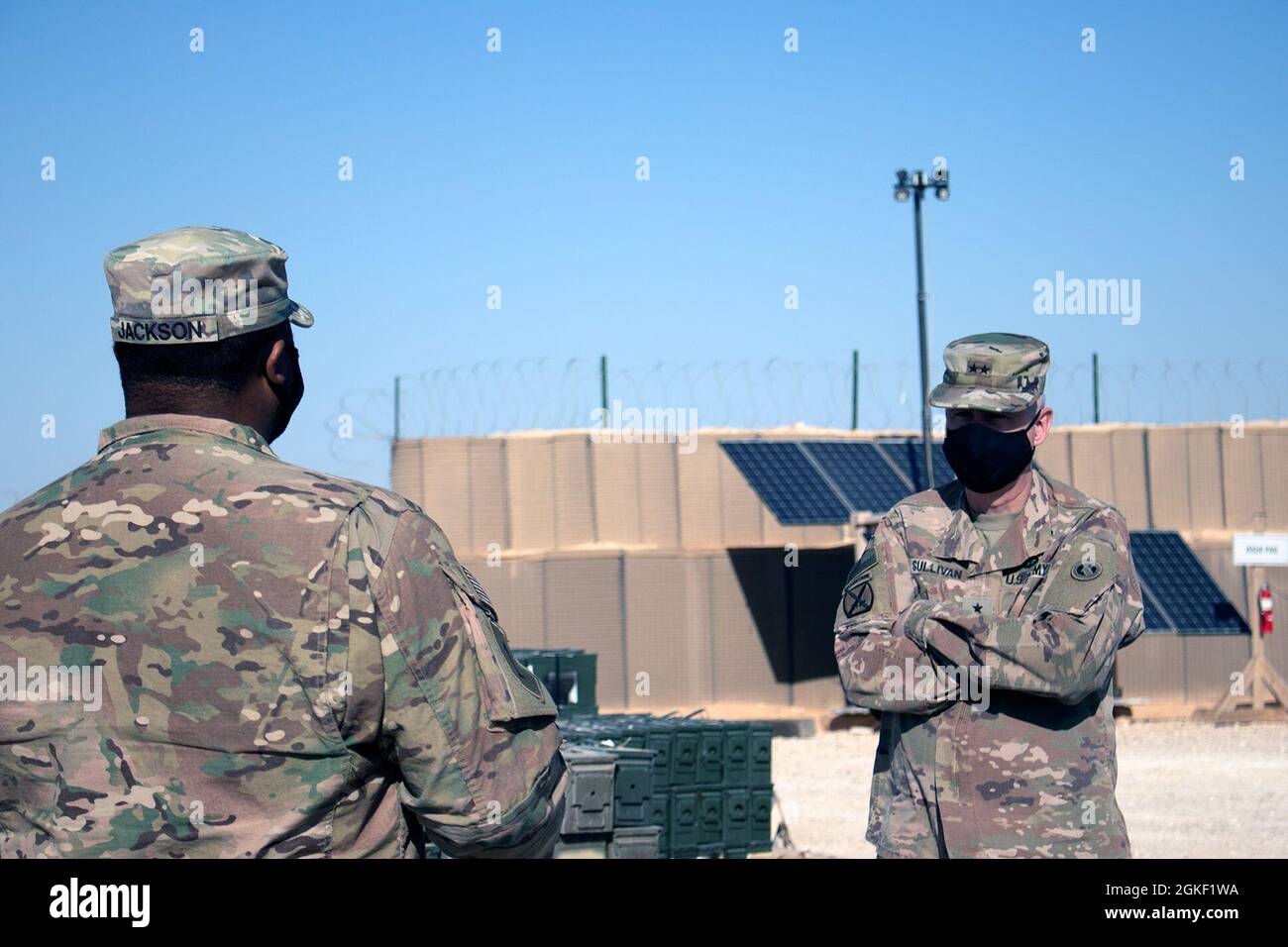 Maj. Gen. John P. Sullivan, commanding general of the 1st Theater ...