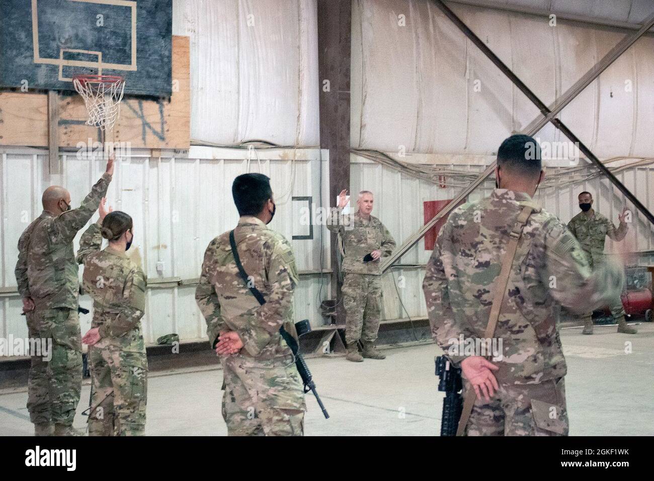Maj. Gen. John P. Sullivan, commanding general of the 1st Theater ...