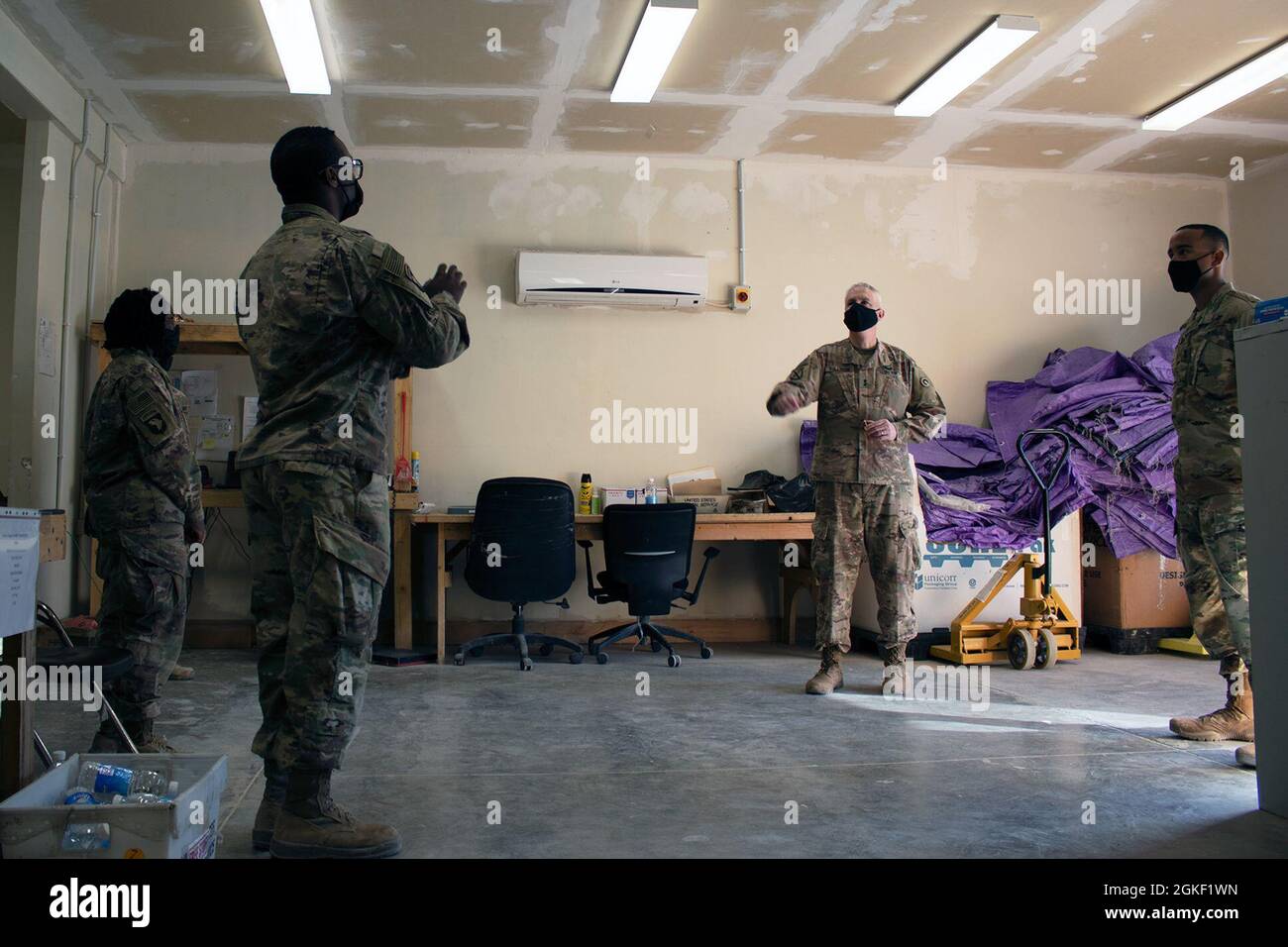 Maj. Gen. John P. Sullivan, commanding general of the 1st Theater ...