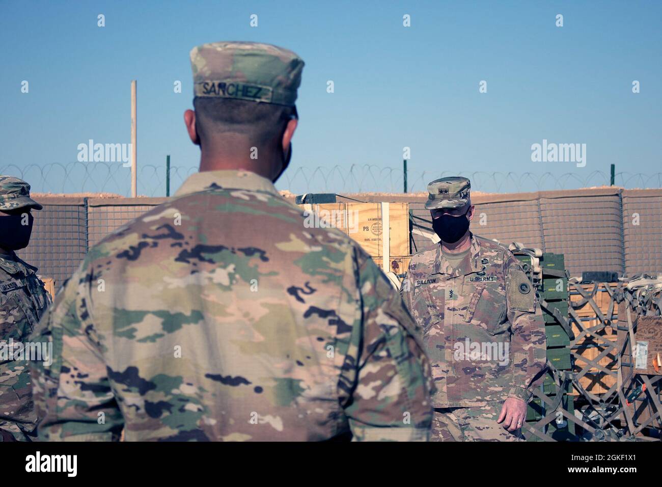 Maj. Gen. John P. Sullivan, commanding general of the 1st Theater ...