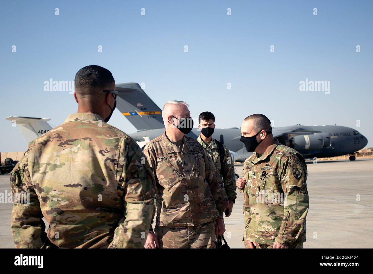 Maj. Gen. John P. Sullivan, commanding general of the 1st Theater ...