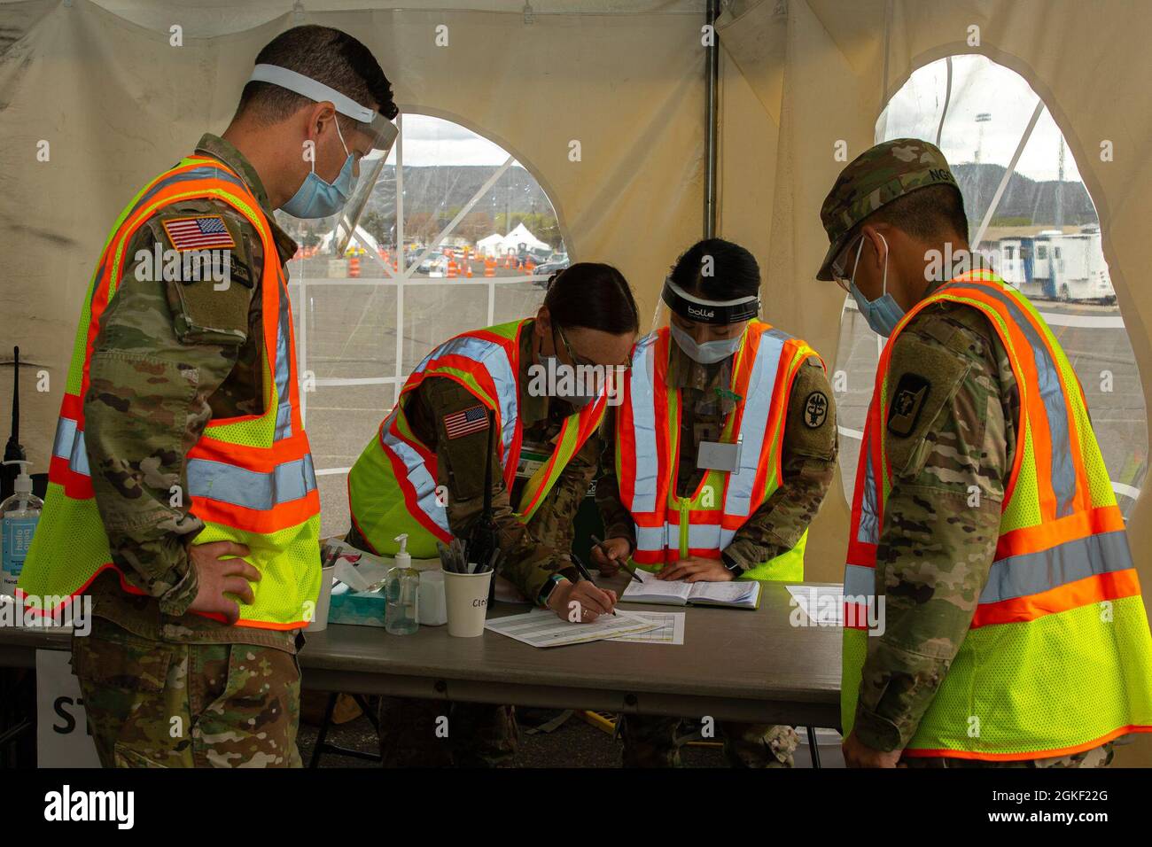 U.S. Army medical personnel assigned to 62nd Medical Brigade (MED BDE ...