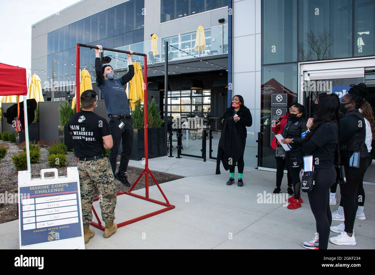 U.S. Marine Sgt. Daniel Martinez, left, a recruiter with Recruiting ...