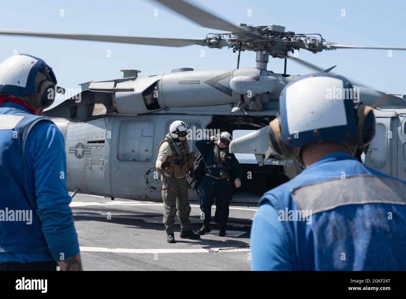 210404-N-QD512-1030 RED SEA (April 4, 2021) - Lt. Cmdr. Jim Rutan, a ...