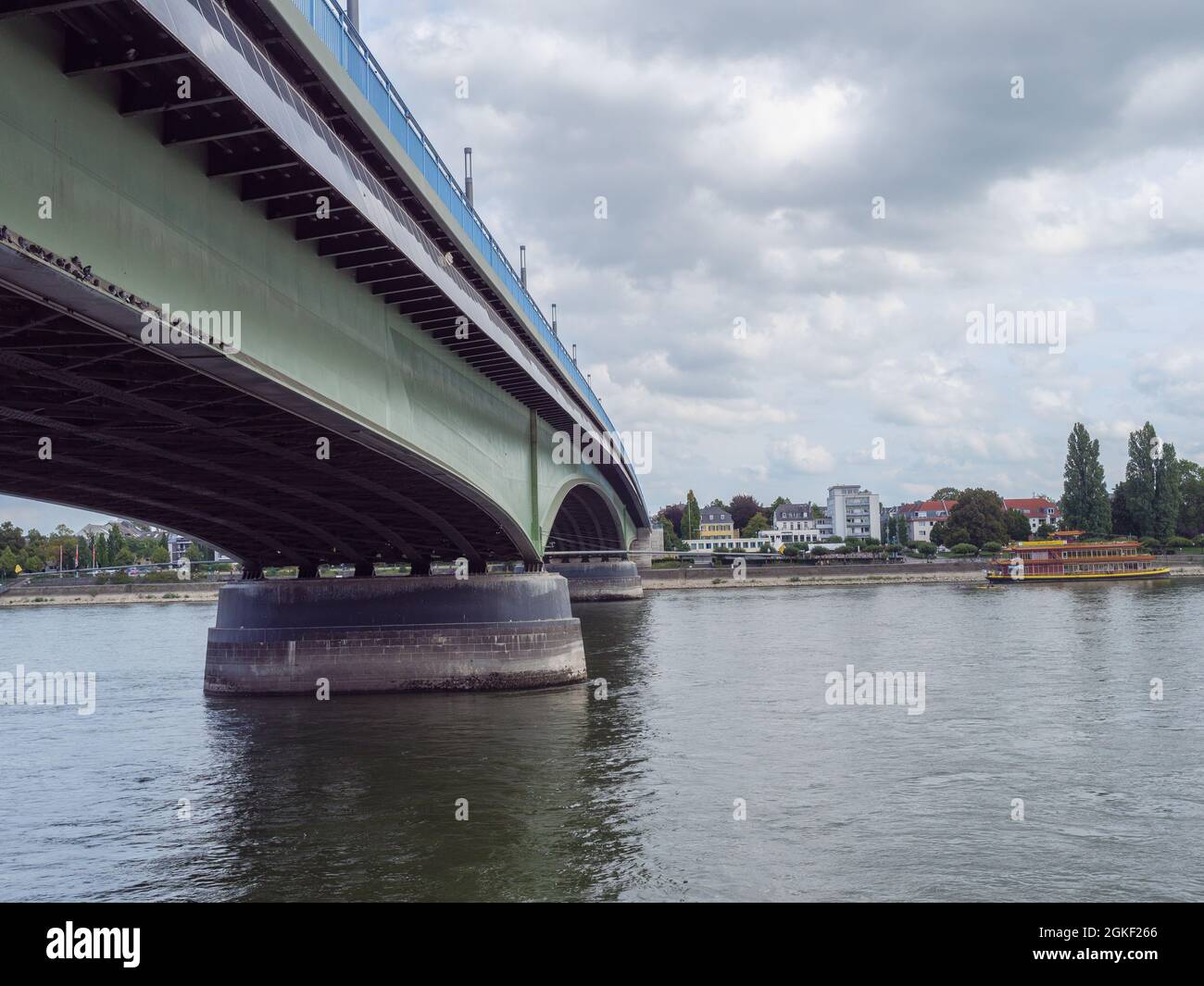 the city of Bonn and the river rhine Stock Photo - Alamy