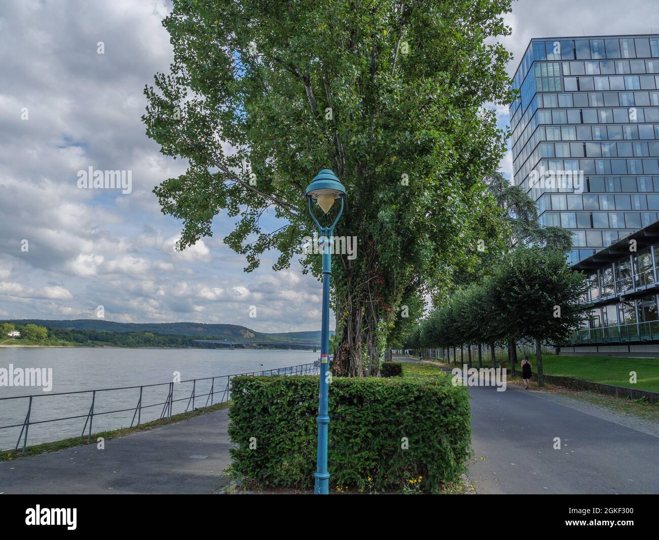 the city of Bonn and the river rhine Stock Photo - Alamy