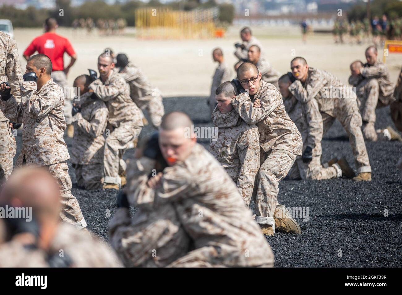 Recruits with Delta Company, 1st Recruit Training Battalion ...