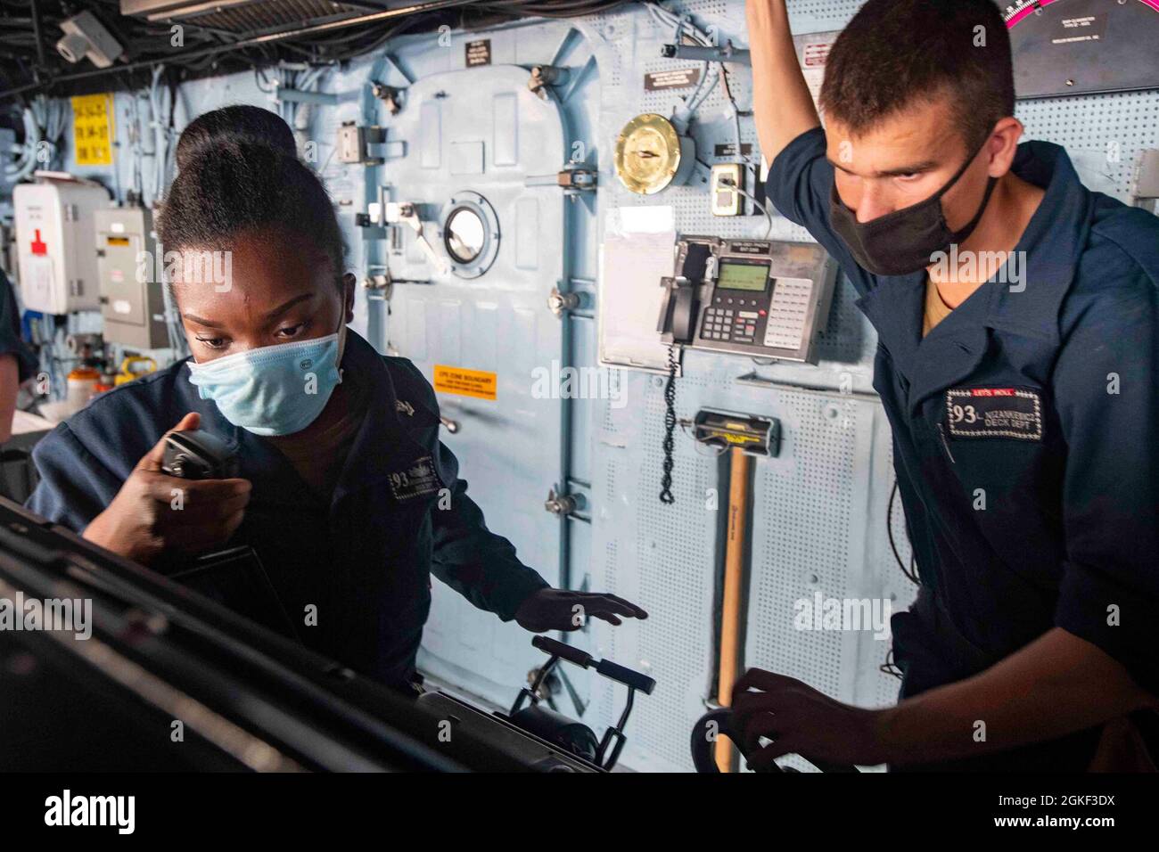 210405-N-JC800-1297 INDIAN OCEAN (April 5, 2021) - U.S. Navy Boatswain ...