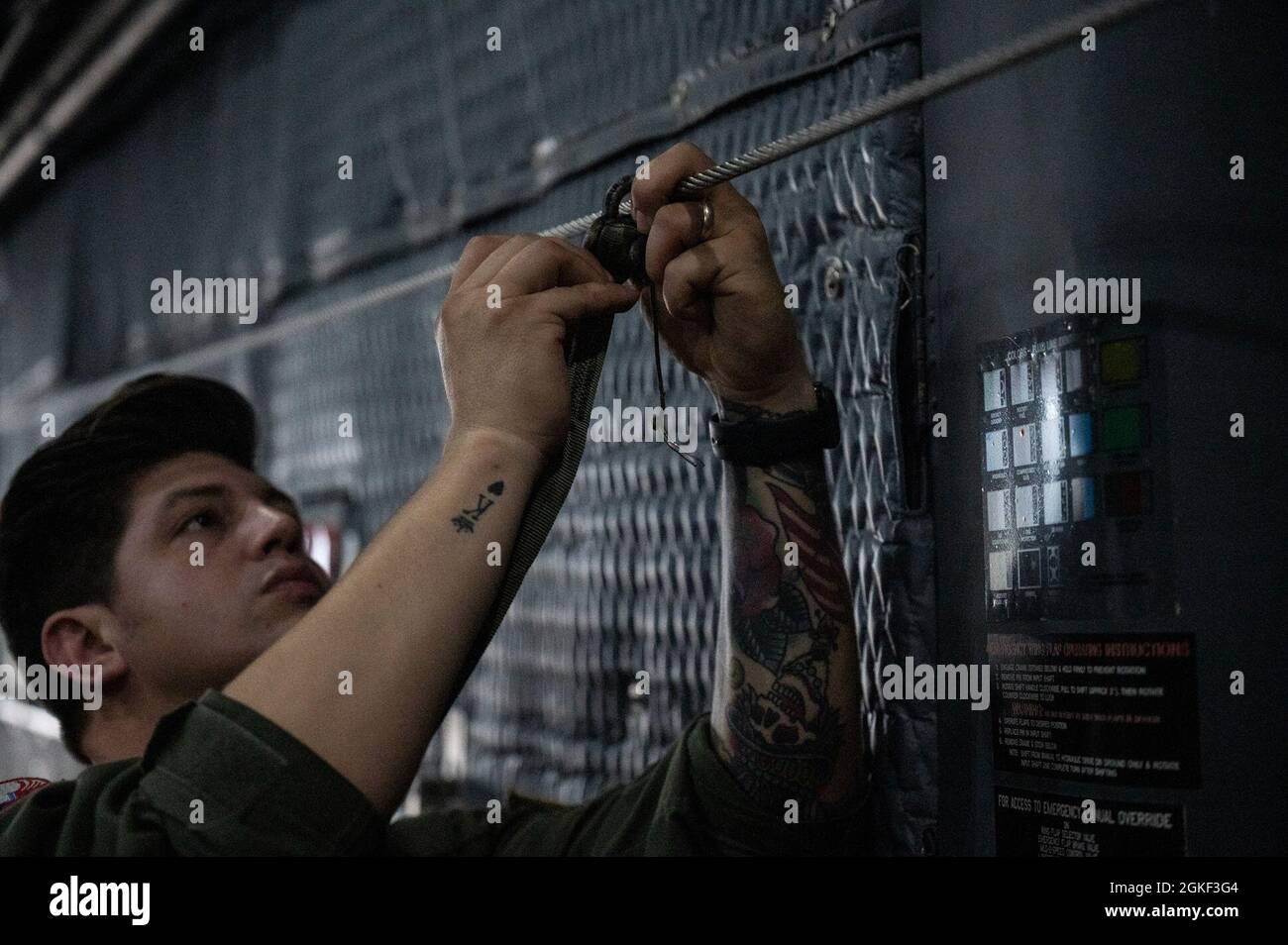 U.S. Air Force Tech. Sgt. Eric Bailey, a loadmaster assigned to the ...