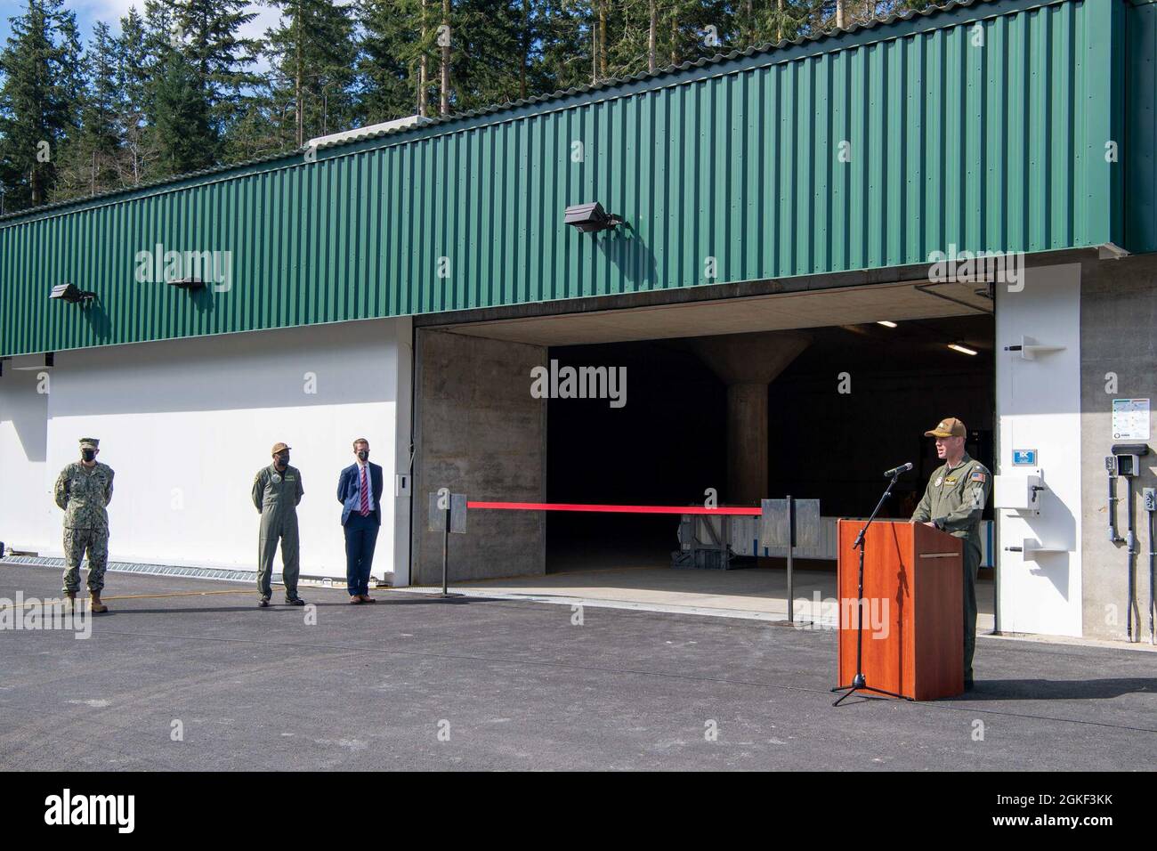 Cmdr. Don Emerson, commanding officer of Naval Magazine Indian Island ...