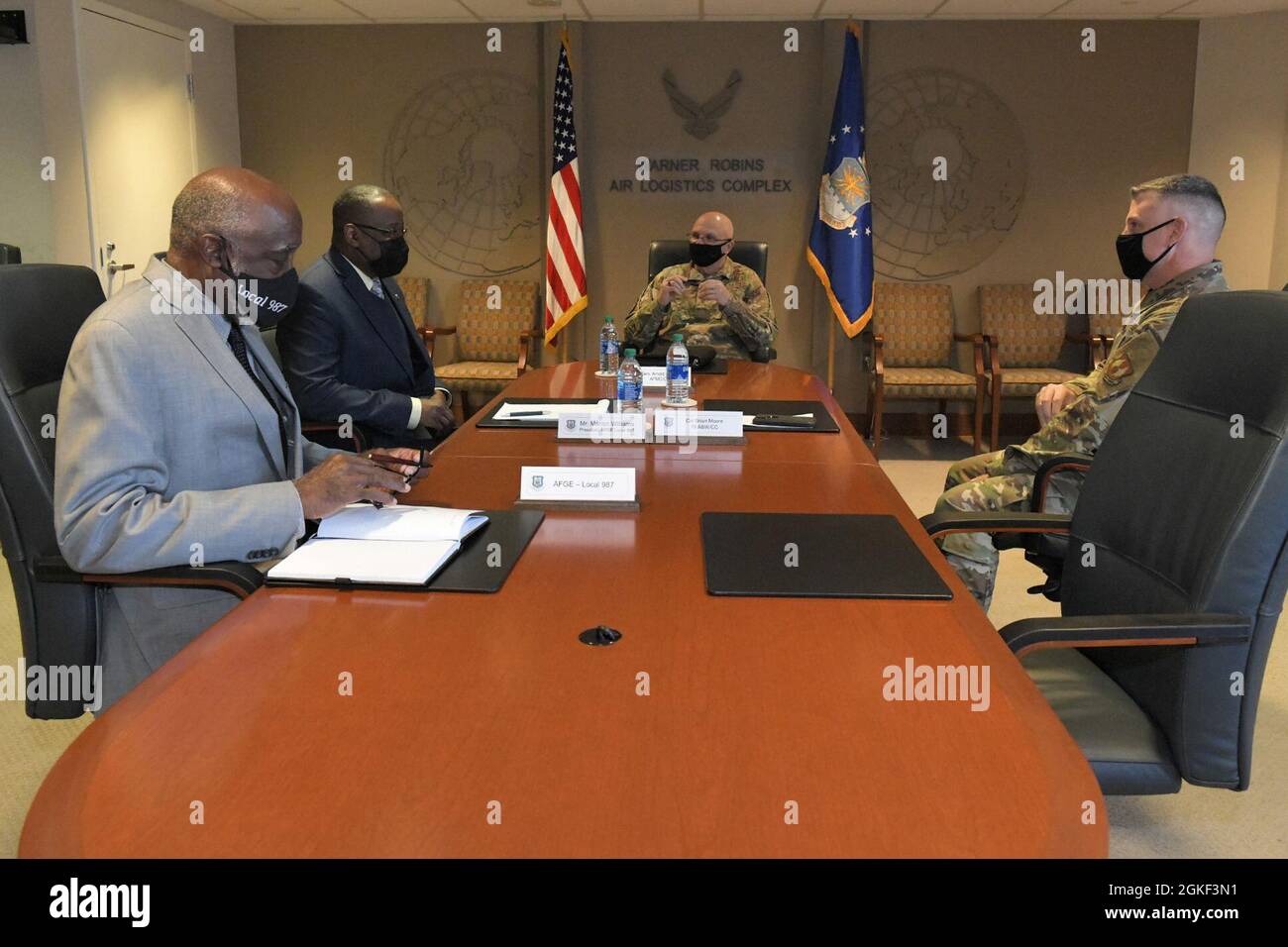 ROBINS AIR FORCE BASE, Ga. – Gen. Arnold W. Bunch, Jr., center, Air ...