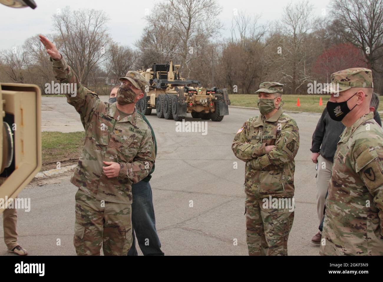 Maj. Ben Hormann (left), Military Lead for the Leader – Follower ...