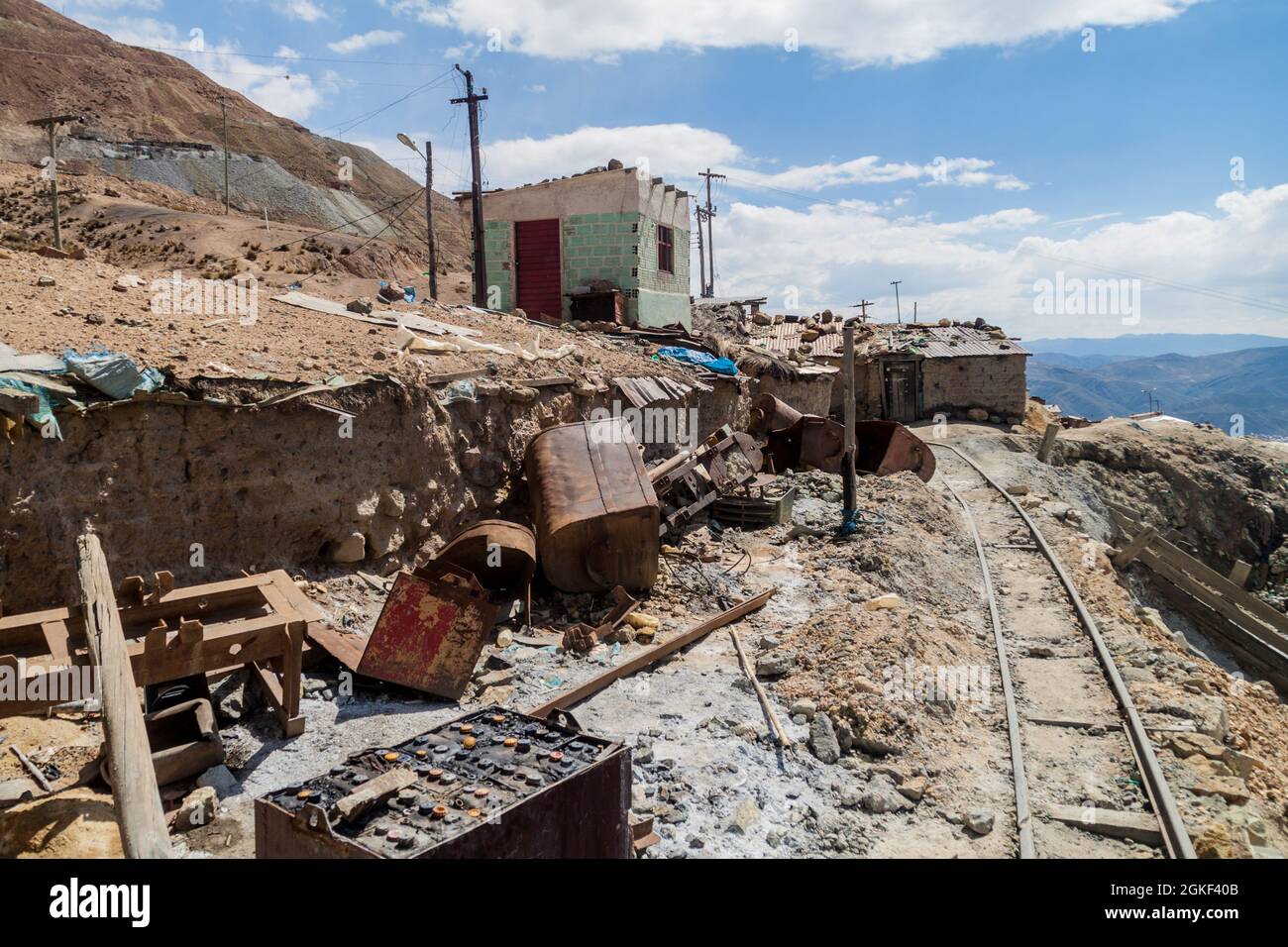 Entrance to the Cerro Rico mine in Potosi, Bolivia Stock Photo - Alamy