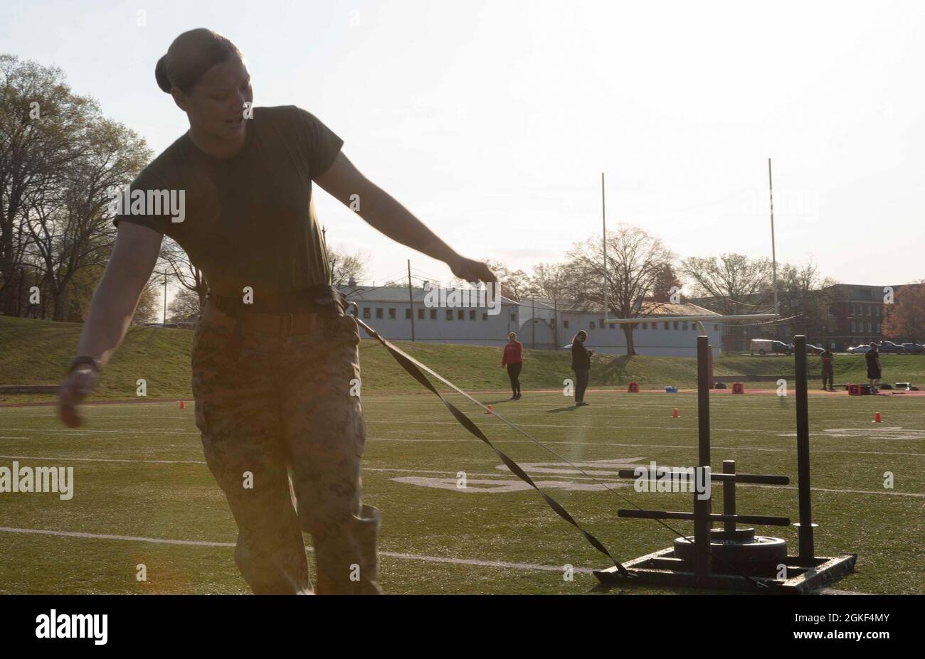 U.S. Marine Corps Cpl. Morgan Poland with the Marine Corps Base ...