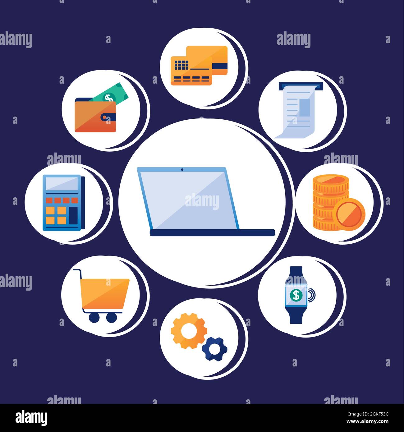 Payment solutions laptop hi-res stock photography and images - Alamy