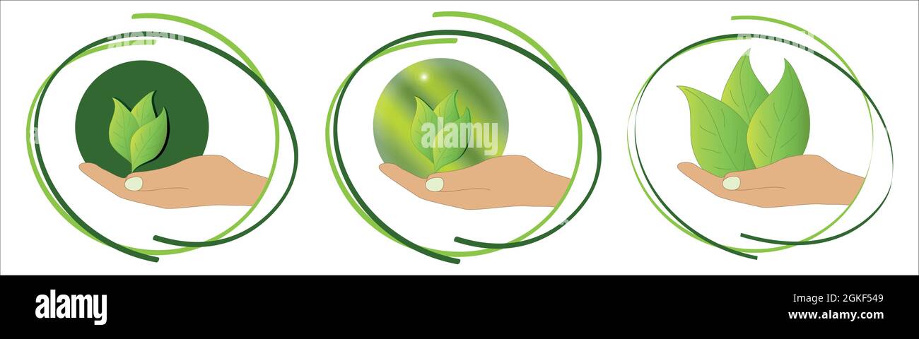 Environment symbols for sustainability in the set. vector Stock Vector ...