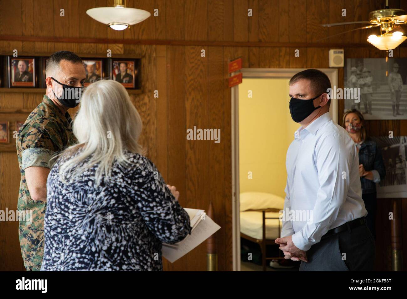 Evan Gordon, associate counsel with the Quantico Area Counsel Office ...