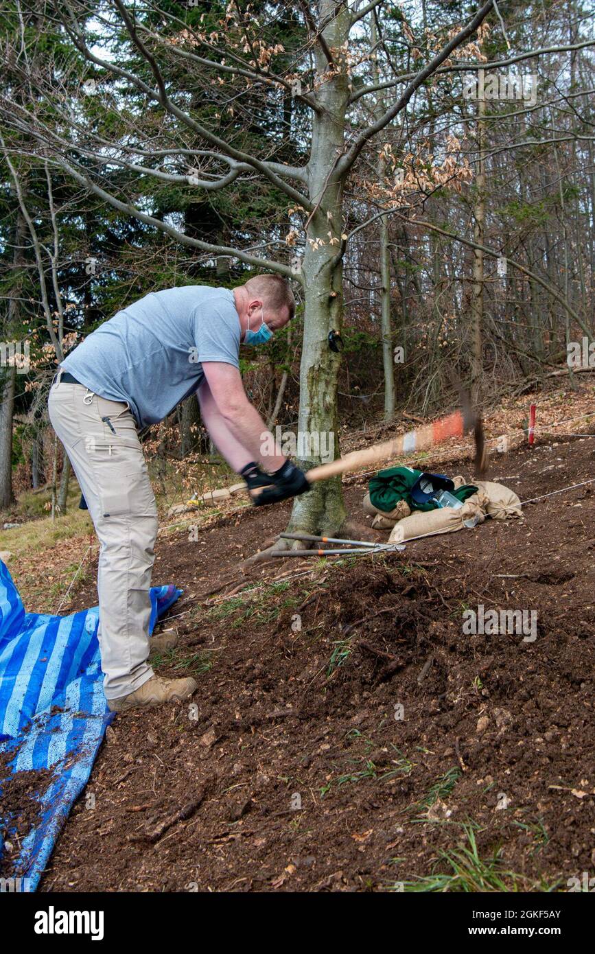 U.S. Air Force Master Sgt. Jeffrey Tremel, a medic assigned to the ...