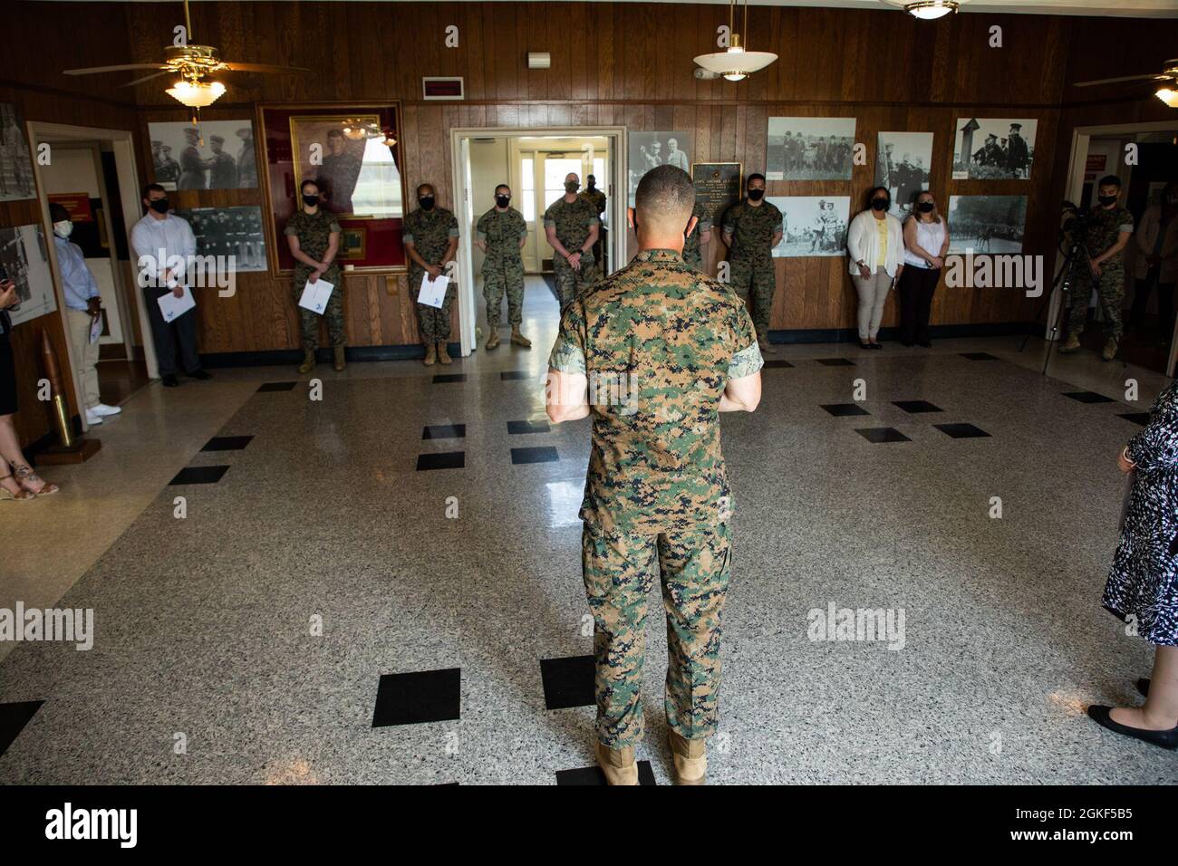 U.S. Marine Sgt. Maj. Christopher J. Adams, sergeant major, Marine ...