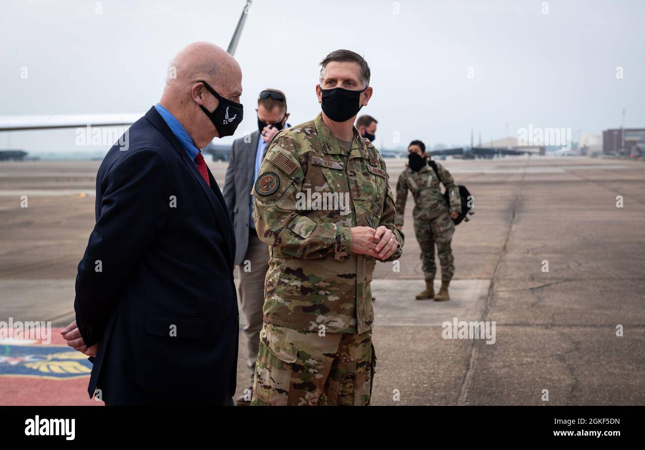 Honorable John P. Roth, acting Secretary of the Air Force, meets Gen ...
